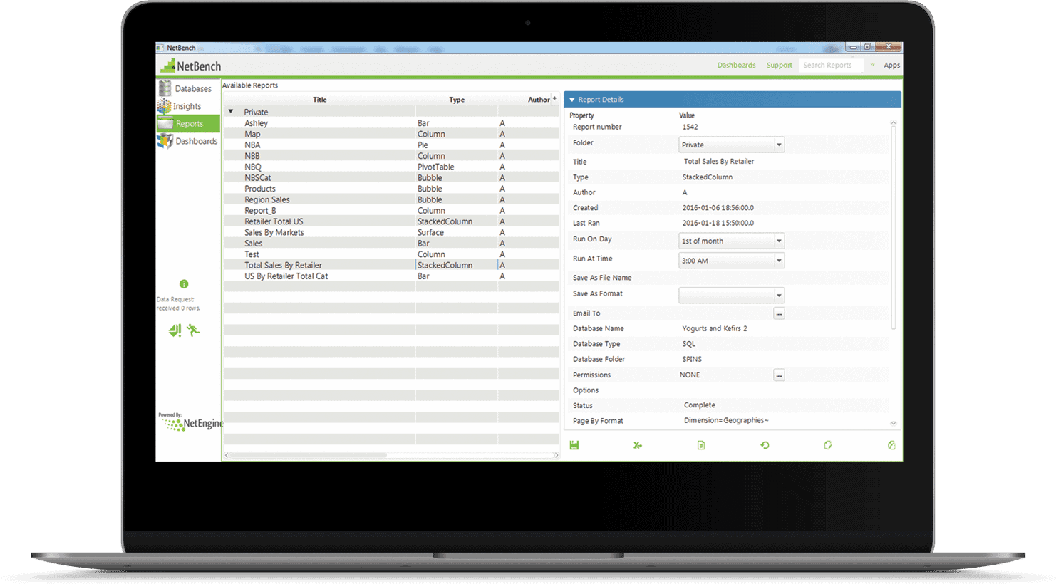NetBench, A New Style in Business Intelligence | Ironbridge Software